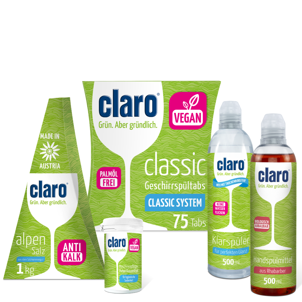 claro, wir produzieren regional! claro - Grün. Aber gründlich. claro ...