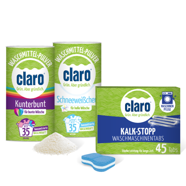 Laundry Set - claro - Grün. Aber gründlich. claro - Grün. Aber gründlich.