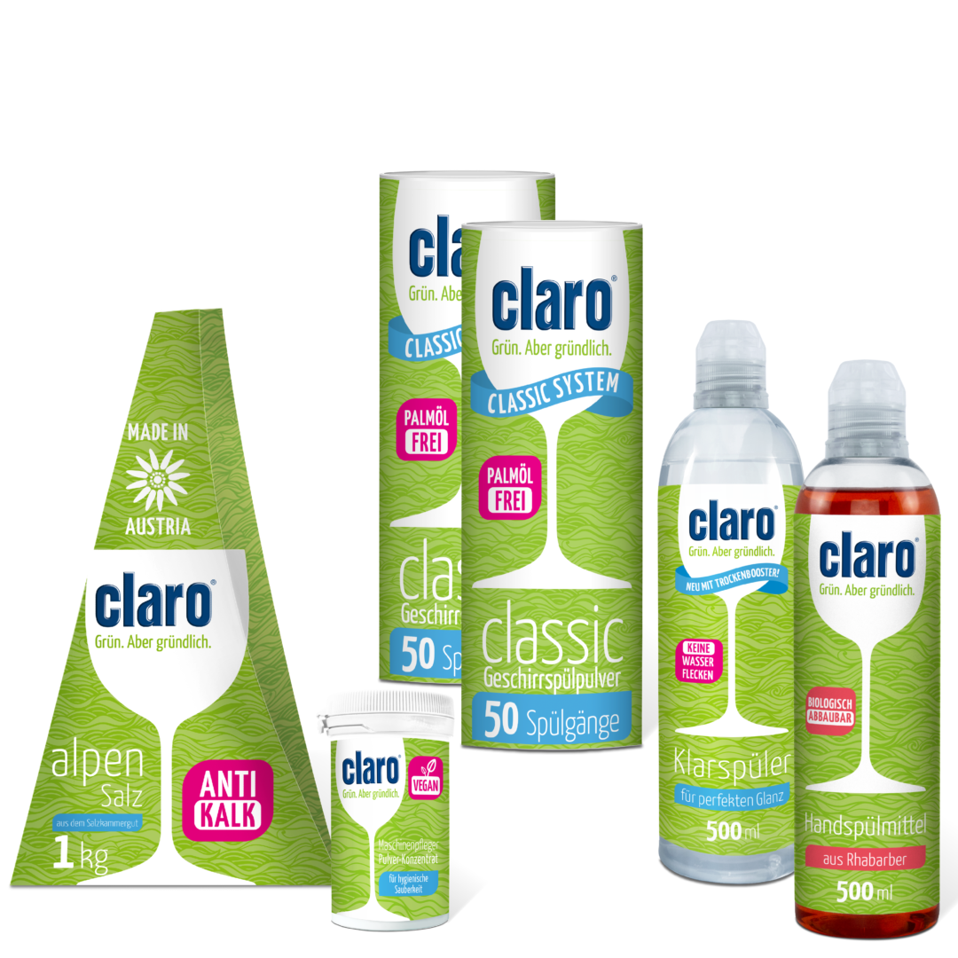 Powder Starter Set - claro - Grün. Aber gründlich. claro - Grün. Aber ...