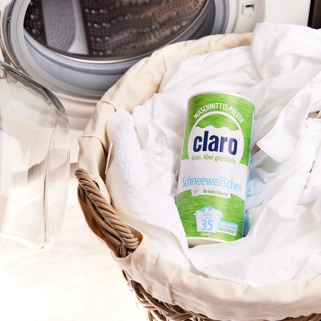 Laundry Powder Duo - claro - Grün. Aber gründlich. claro - Grün. Aber ...