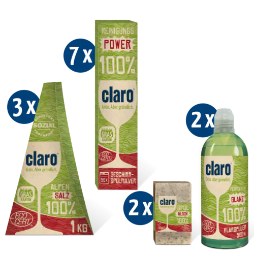 Spülmittel & Waschmittel online kaufen – claro Shop